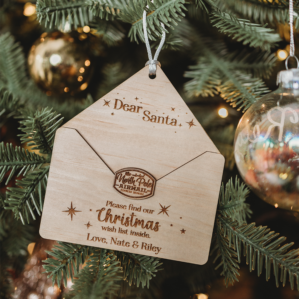 Christmas Wish List Ornament – BlackOrchidDesigns