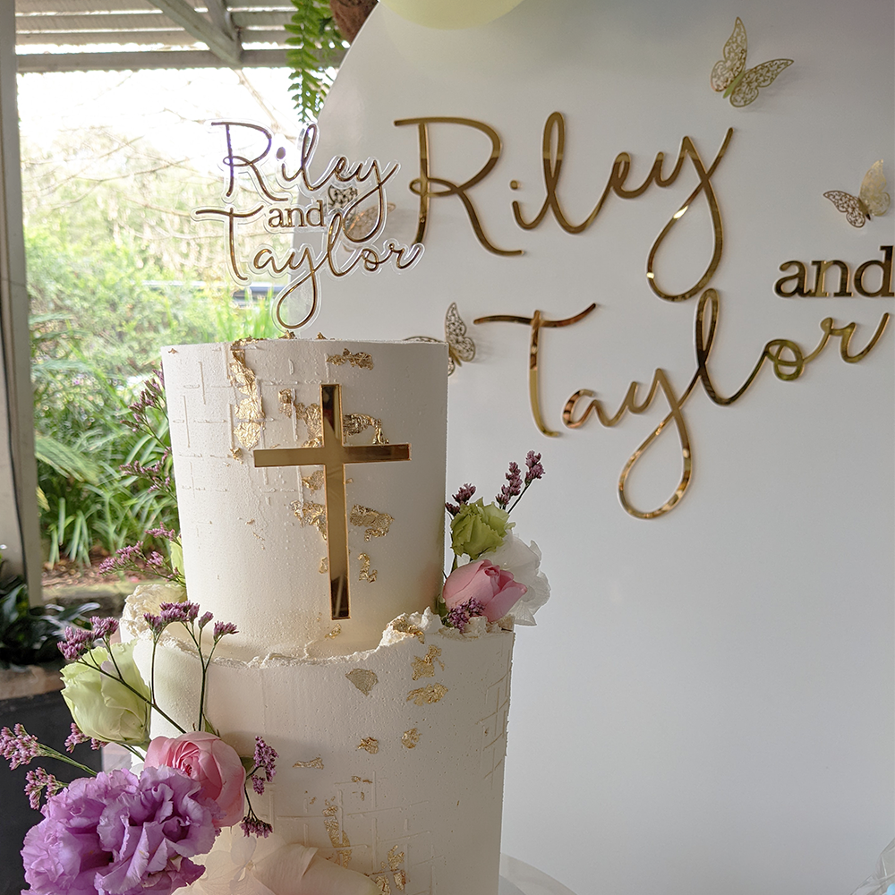 Cake Fropper- Religious Cross – BlackOrchidDesigns